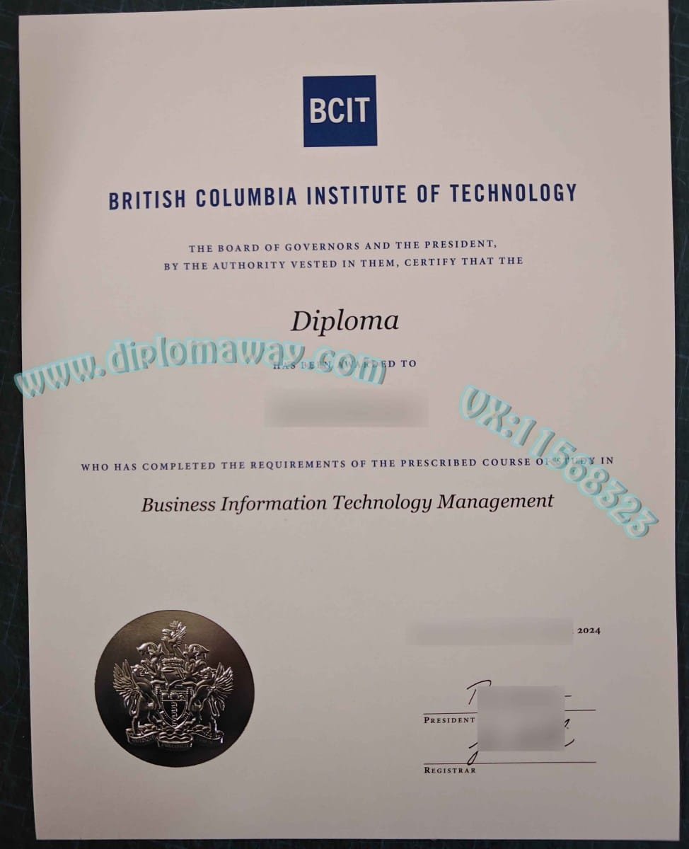 加拿大BCIT文凭定制|英属哥伦比亚理工学院毕业证模板 - 文凭之路